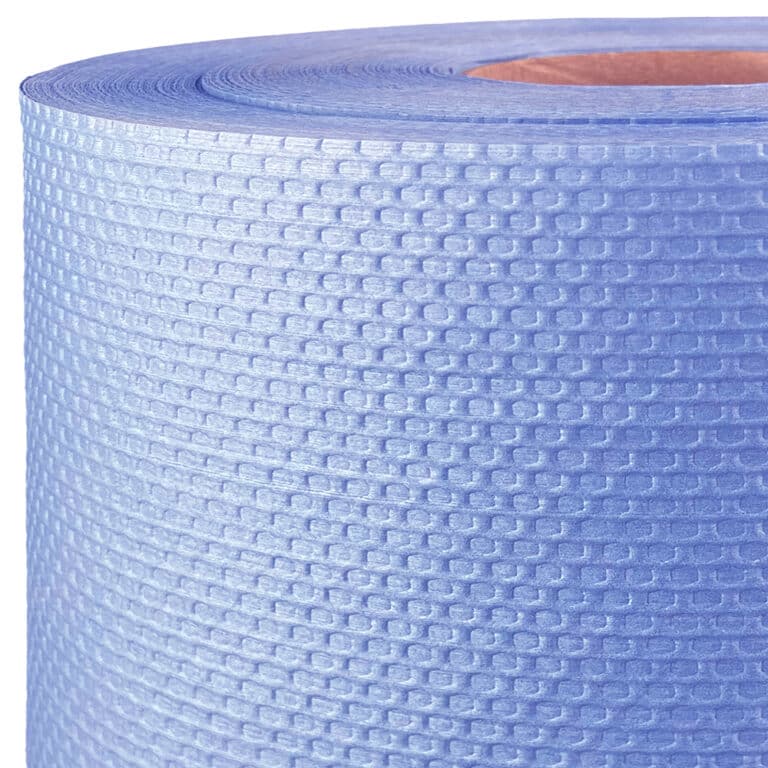 Rhino X80 Lint Free Blue Jumbo Roll: 32cm x 34cm